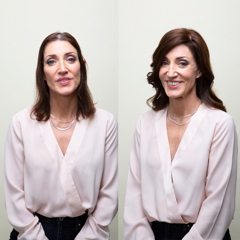 Clio 14 L French | Hand-Tied Remy Human Hair Topper for Women