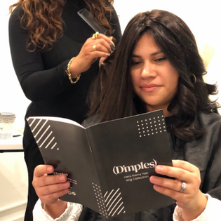 How to Put on a Wig in 4 Easy Steps | Dimples Hair